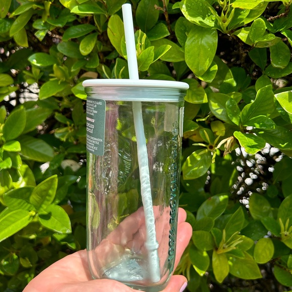 Starbucks | Other | Starbucks 223 Mint Triangle Recycle Glass Core Cold ...